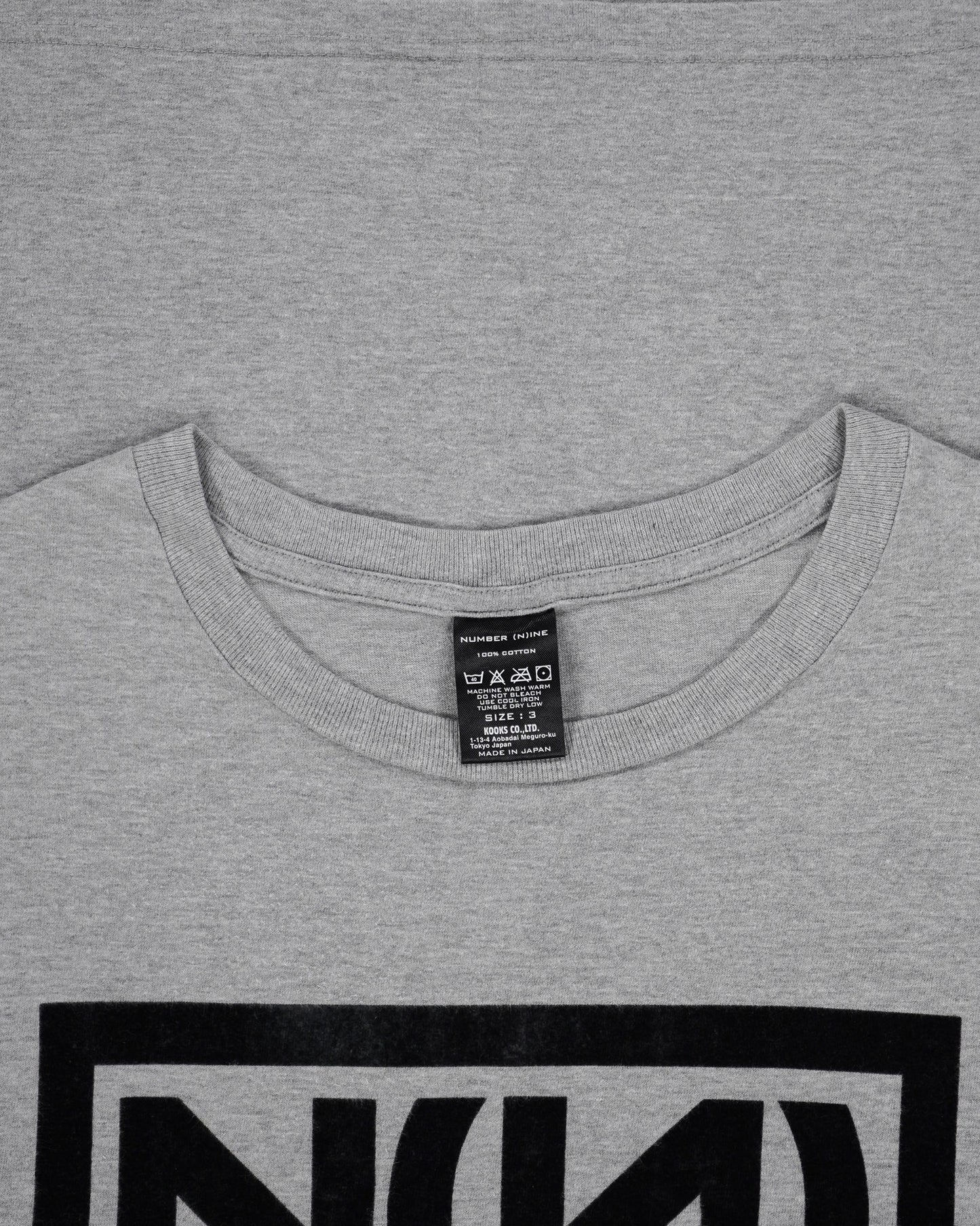 Number (N)ine Nine Inch Nails Tee - SS01 "Time Migration" – DARK ARCHIVE